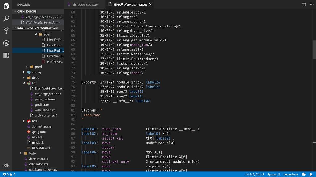 Visual Studio Code extension to view .beam files - Chat / Discussions - Elixir Programming ...