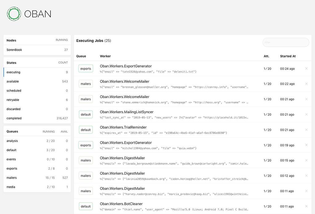 Oban — Reliable And Observable Job Processing Oban Elixir Programming Language Forum