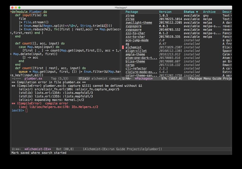 Emacs IEX problem - Questions / Help - Elixir Programming Language Forum