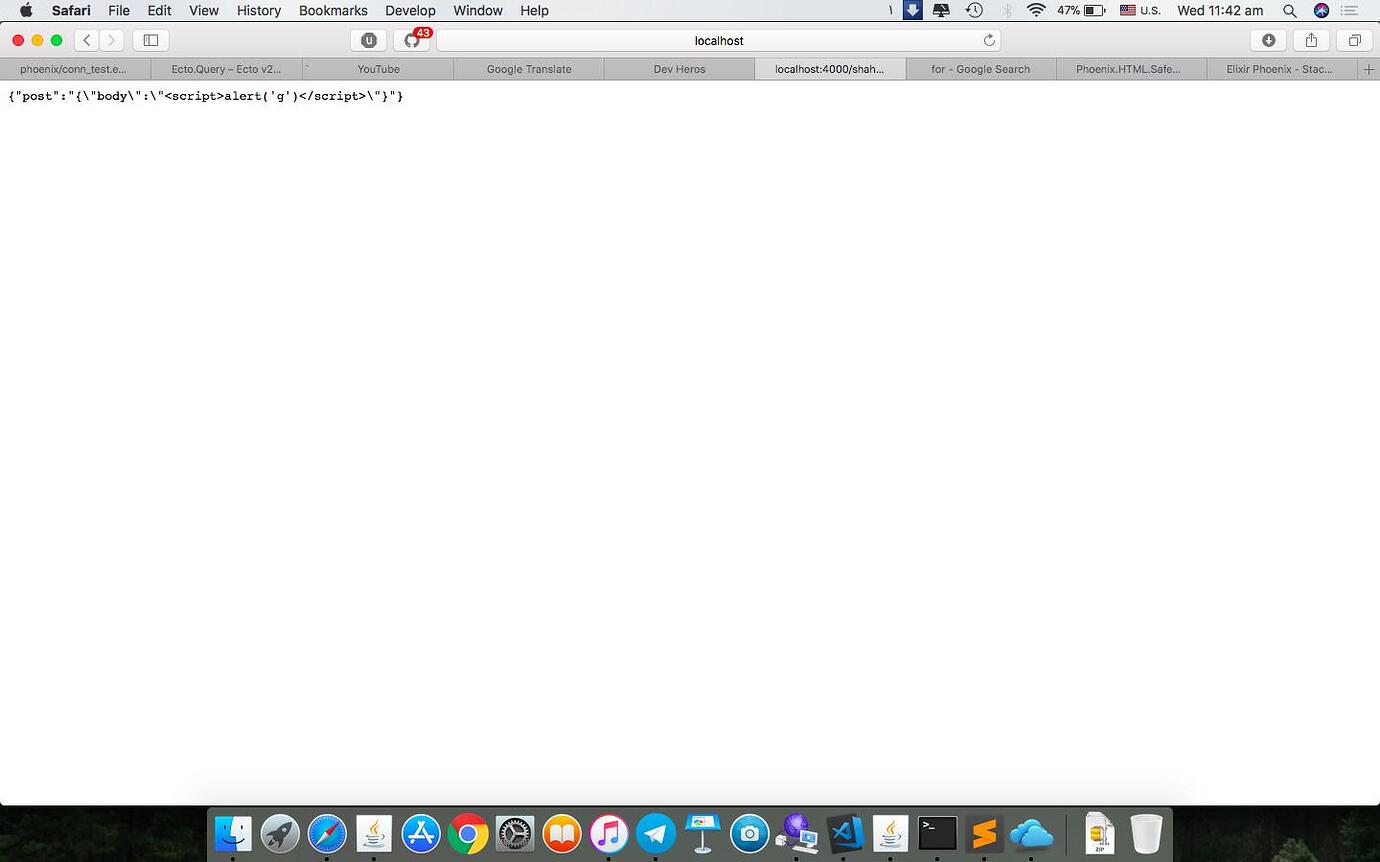Can Json Have A Xss Bug General Prog Archived Elixir Programming Language Forum 