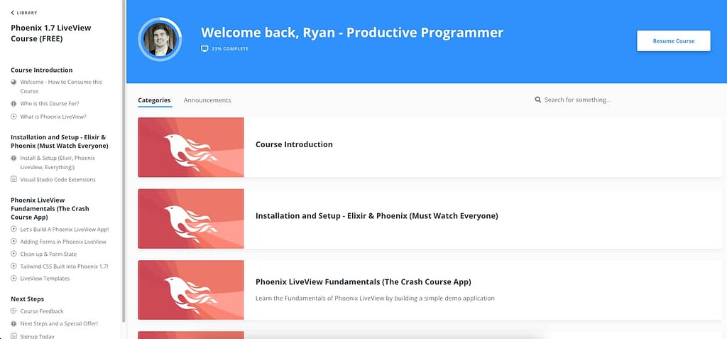 Productive Programmer: Phoenix 1.7 LiveView (self-published) - Courses - Elixir Programming ...