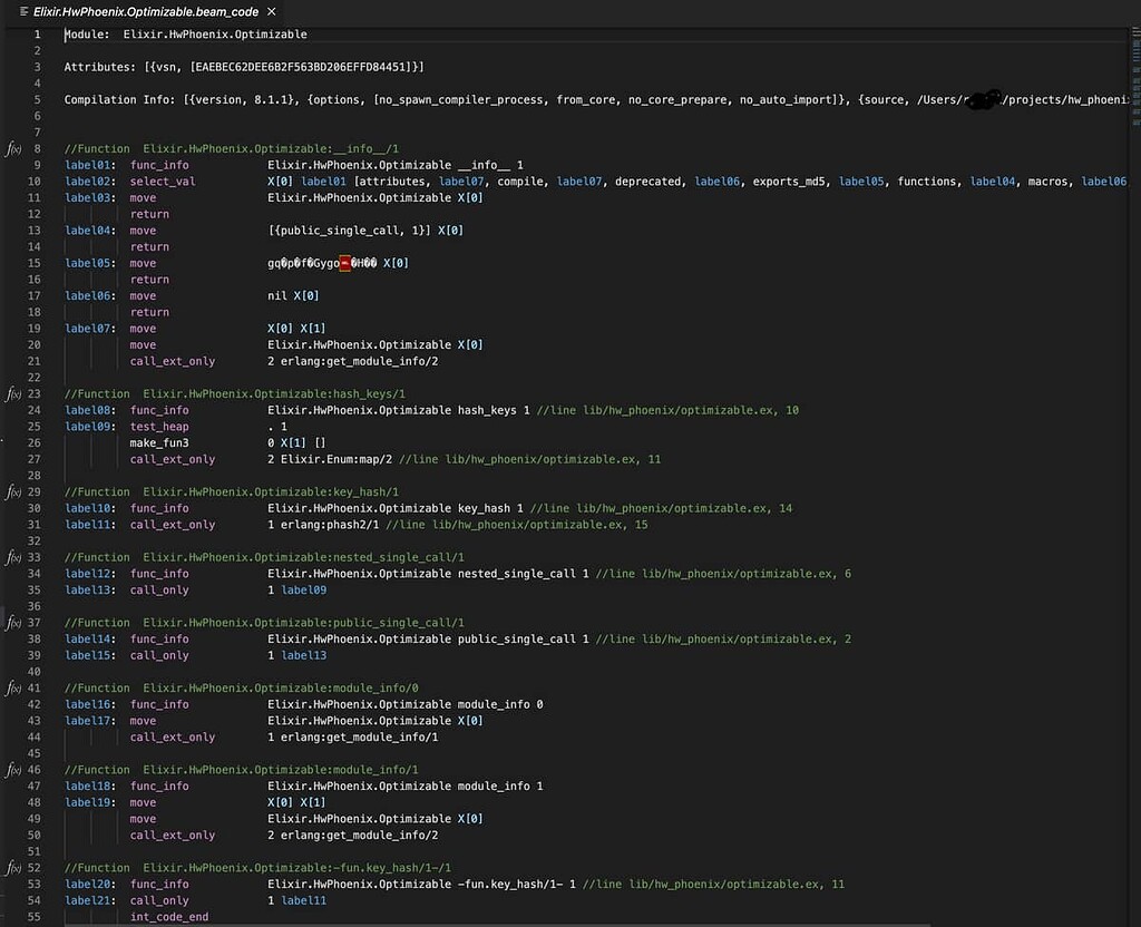 Compilation And How To Check The Final Executable Code Beam File Inline Dead Code 