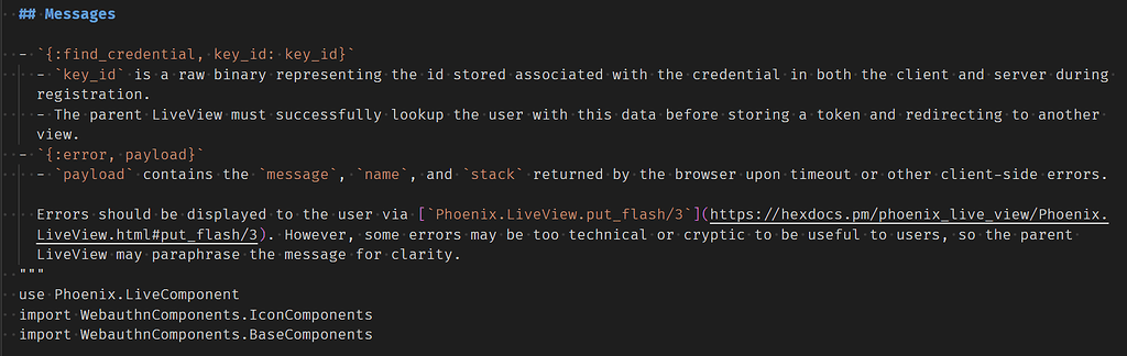 VSCode: Embedded language (markdown) for @doc, @moduledoc, @typedoc - thoughts on getting syntax ...