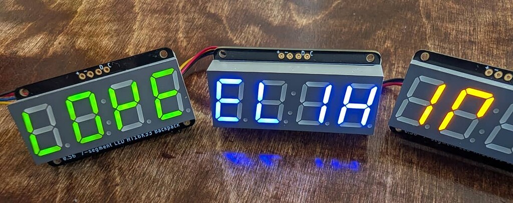 Ht16k33Multi – Easy Multi-Display Support for HT16K33 with 7-Segment ...