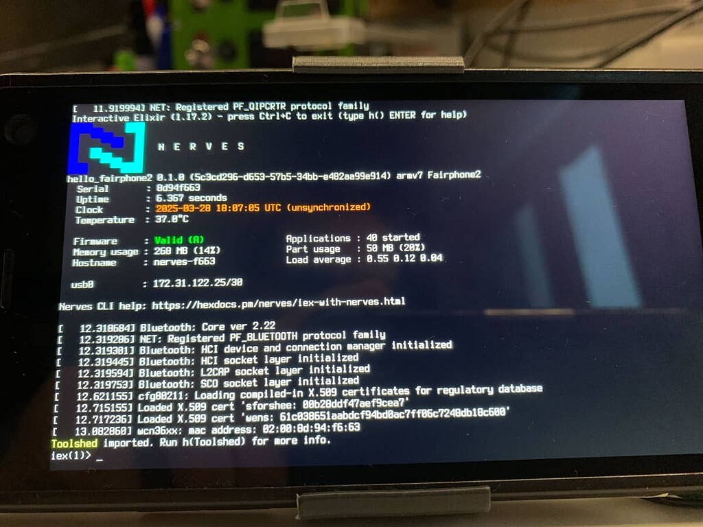 Running Nerves on Android e-waste - Nerves Chat - Elixir Programming Language Forum