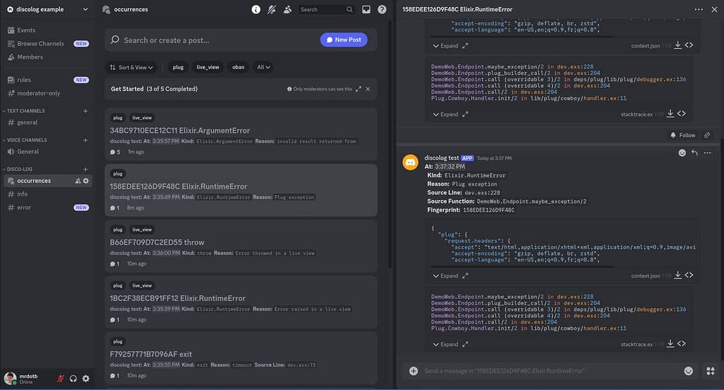 DiscoLog - Use Discord as a logging service and error tracking solution - Libraries - Elixir ...