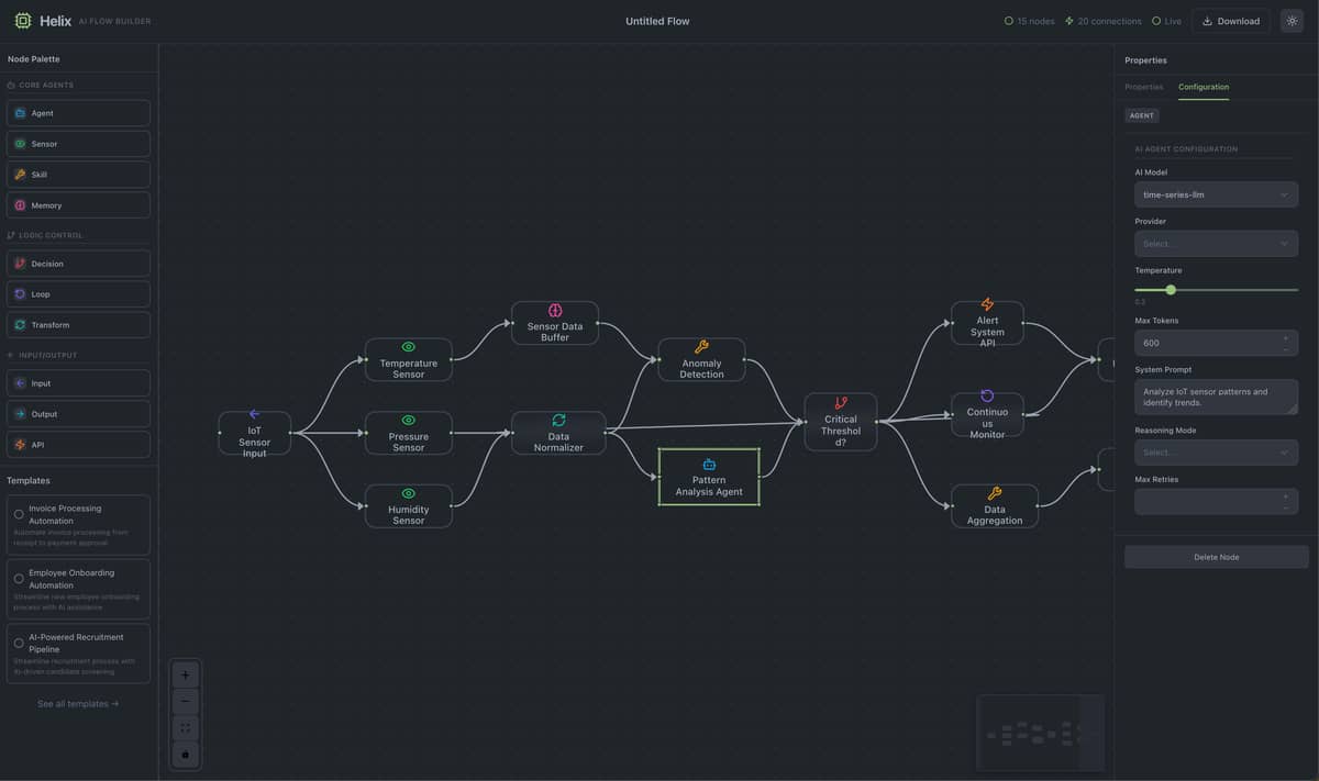 Helix - Visual AI Agent Workflow Designer - Libraries - Elixir Programming Language Forum